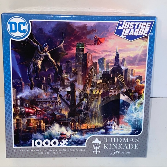 ceaco | Games | Ceaco Thomas Kinkade 00 Piece Dc Justice League ...
